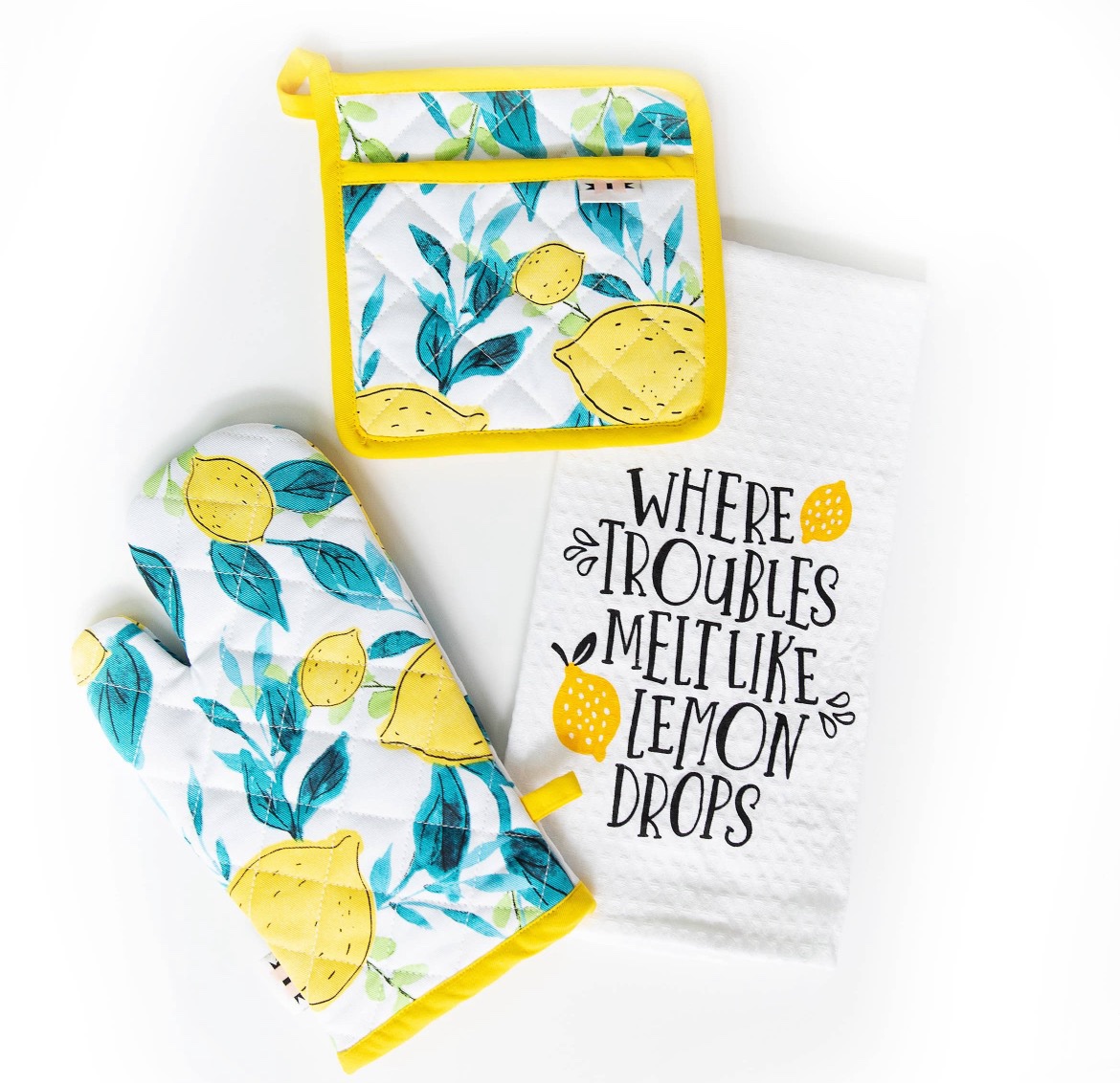 Lemon Kitchen Set-3 Piece - Decor et more